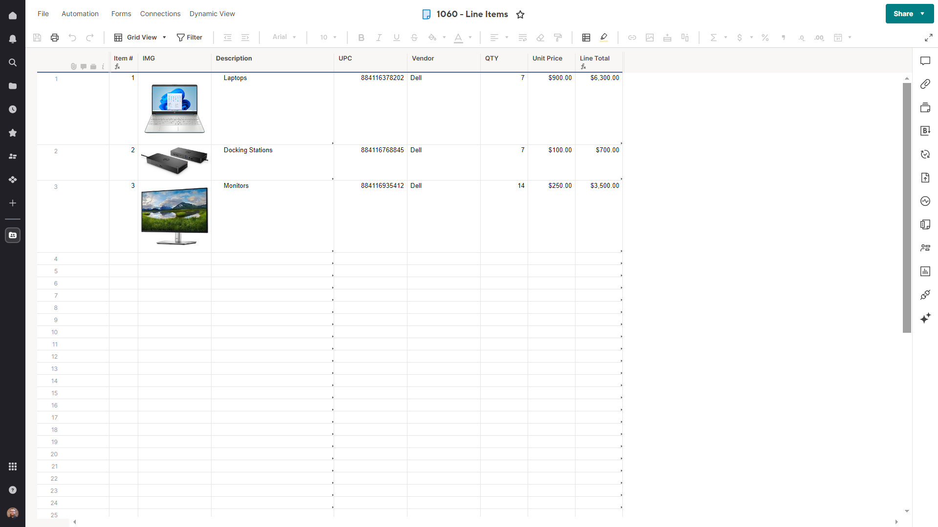 Dynamic Document Generation | Smartsheet